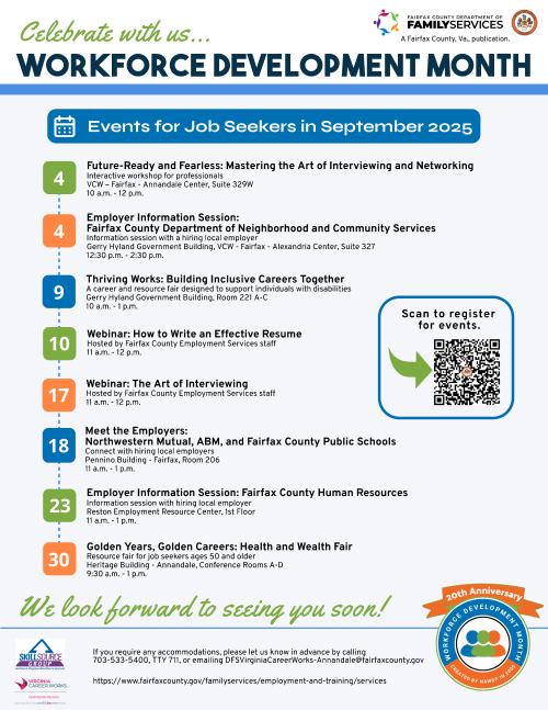 September is Workforce Development Month | Family Services